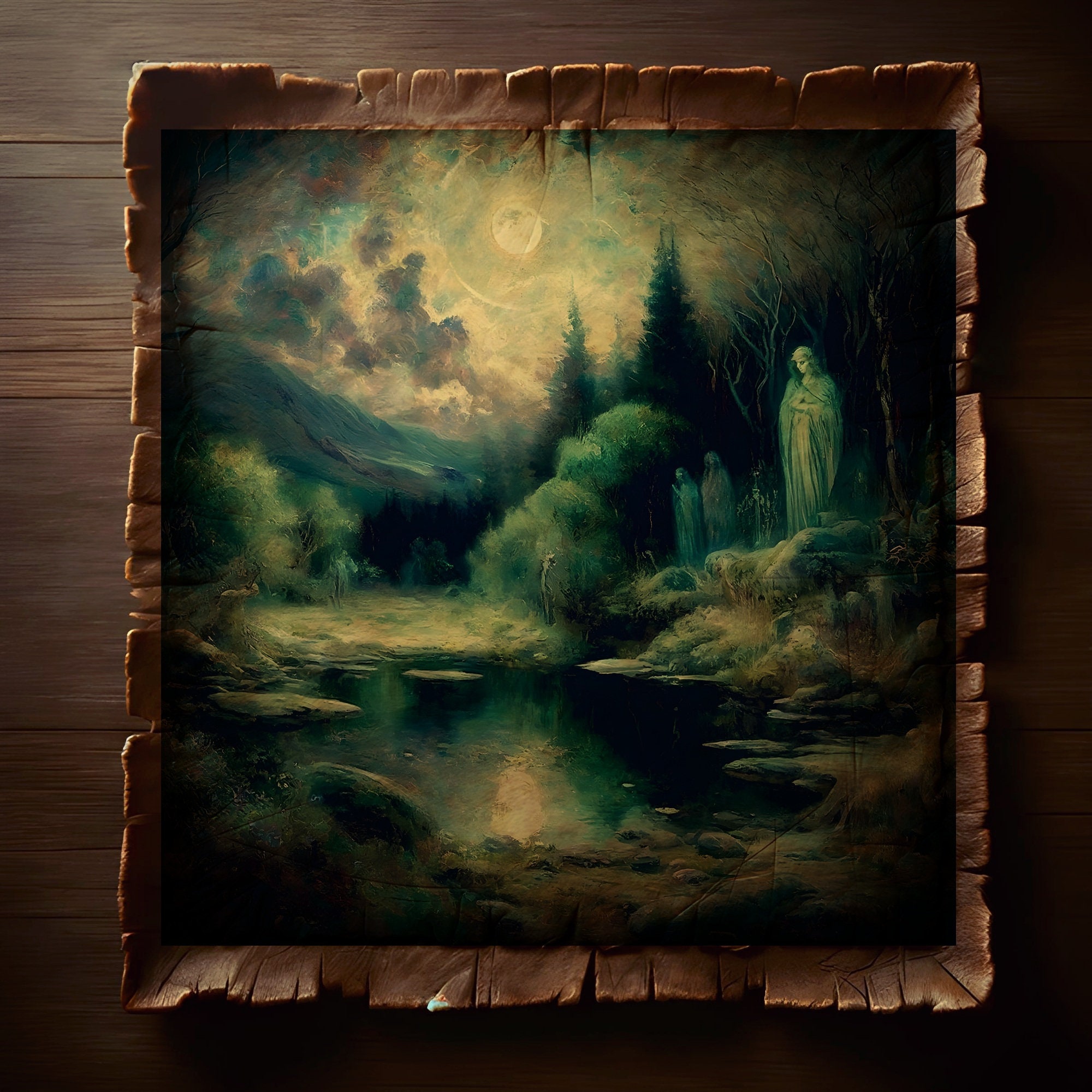 Grove Spirits Post-impressionist Bundle of 6 Fantasy Forest Whimsigoth ...