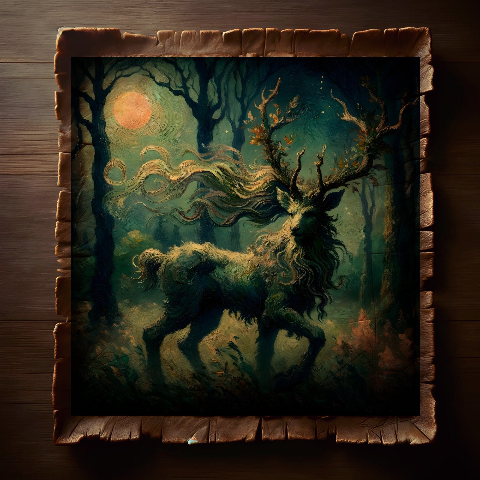 Grove Spirits Post-impressionist Bundle of 6 Fantasy Forest Whimsigoth ...