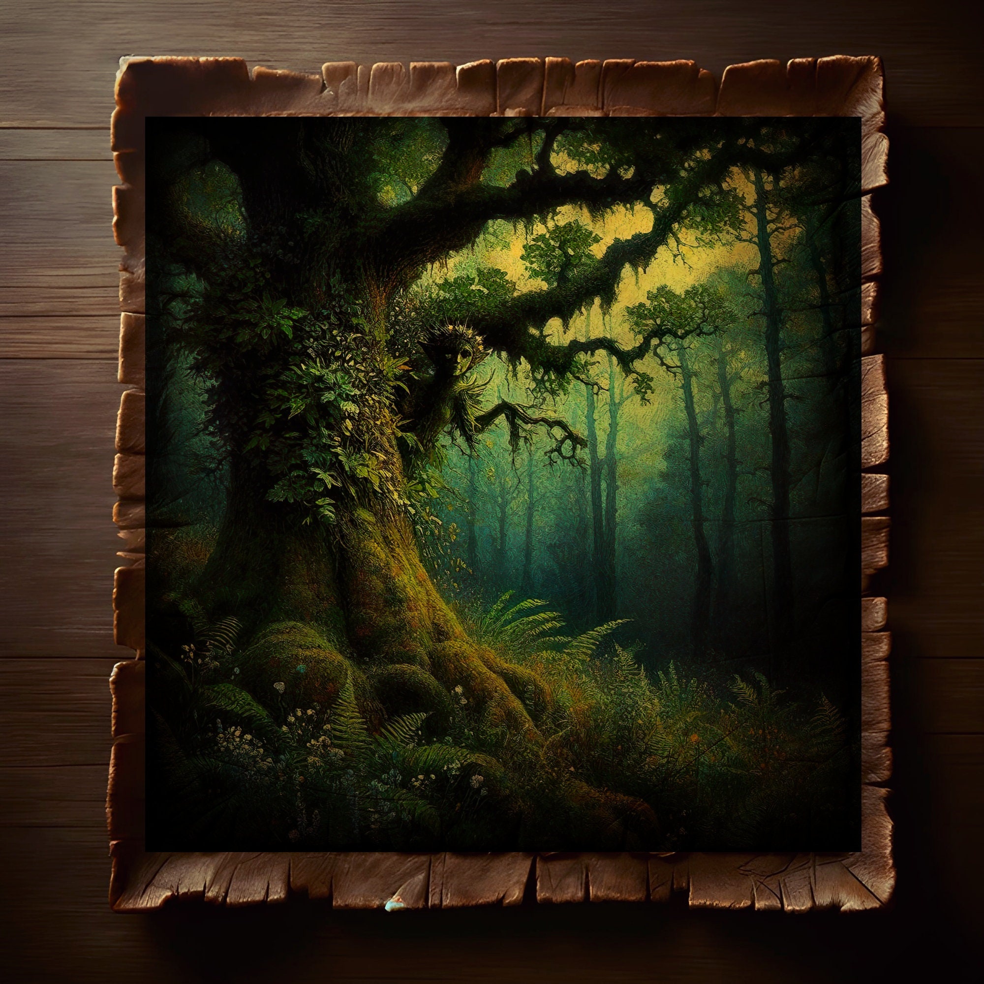 Grove Spirits Post-impressionist Bundle of 6 Fantasy Forest Whimsigoth ...