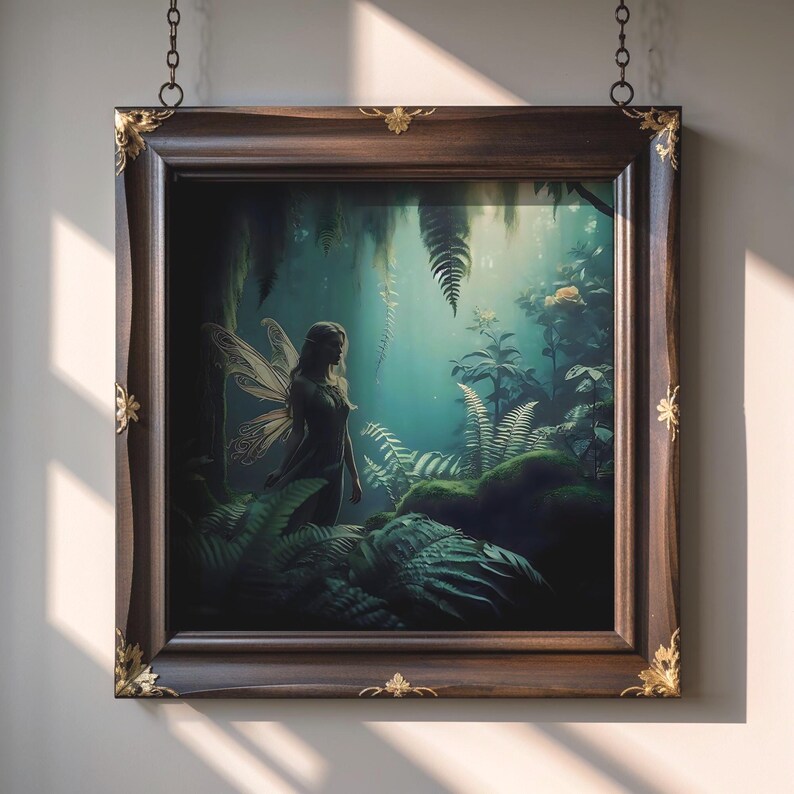 Faery in the Enchanted Forest: Romantic Fantasy Goth Fusion Printable ...