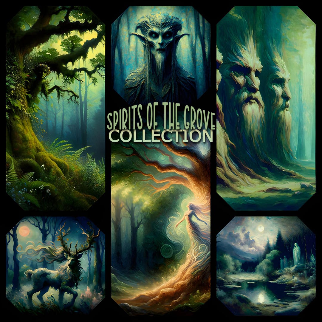 Witchy Celtic Mythical Creatures: 5 Enchanted Forest Whimsigoth ...