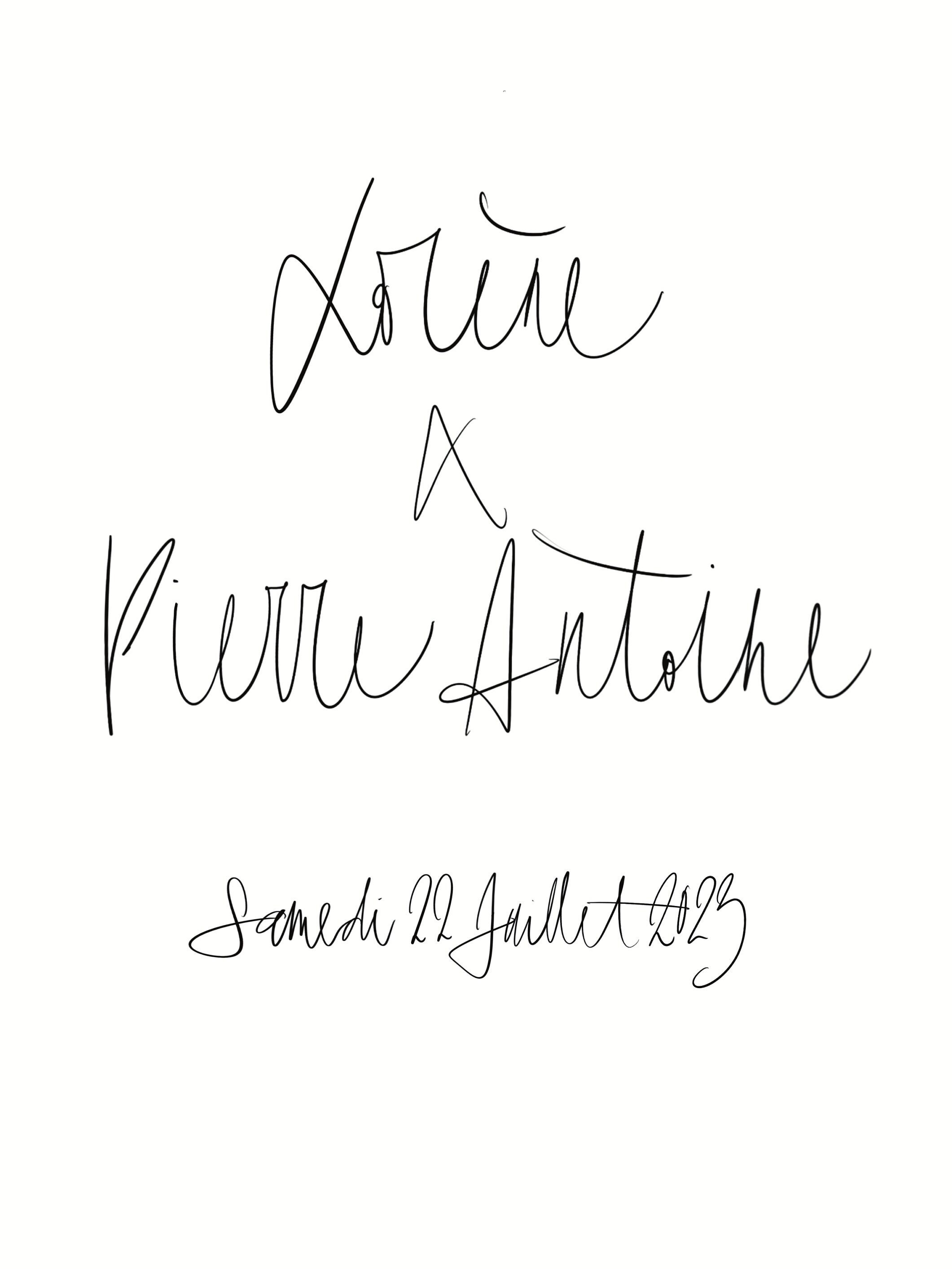 Prénom calligraphié personnalisé réalisé à la main sur papier ou au ...