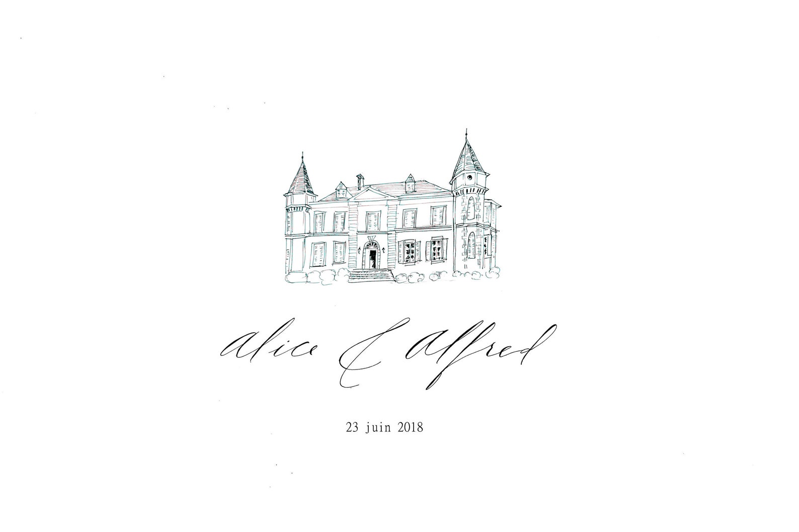 Prénom calligraphié personnalisé réalisé à la main sur papier ou au ...