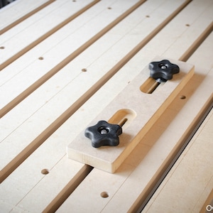 12in T-track Stop Block for CNC Machine Woodworking - Etsy