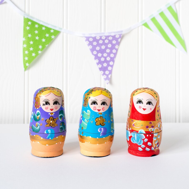 Russian Dolls Set Kids Gift Travel Activity Activity Set - Etsy UK