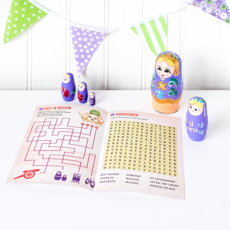 Learn About Russia Kids Learning Toy Kids Activity Set - Etsy
