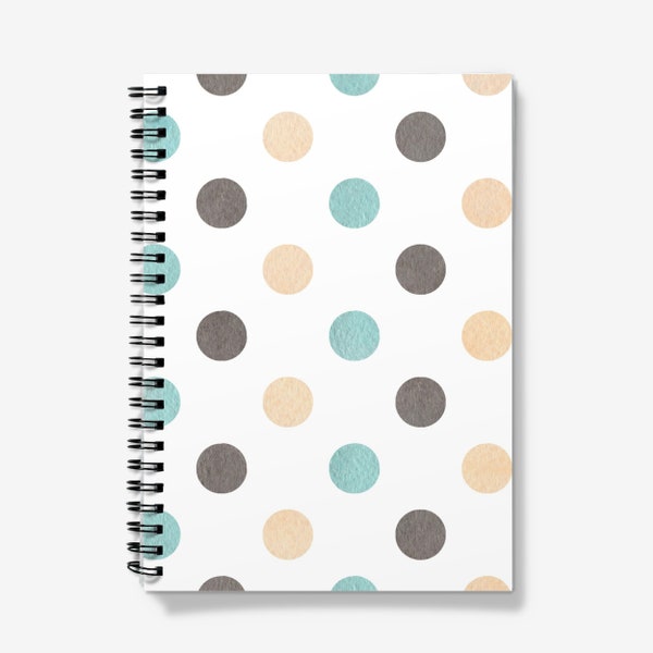 Polka Dot Notebook - Etsy