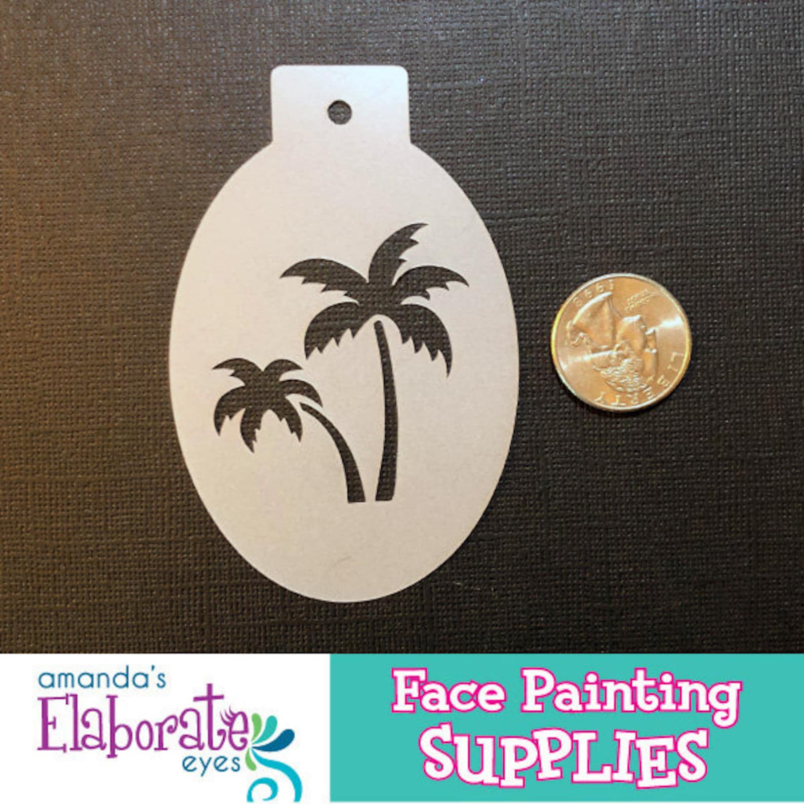 PALM TREES - Face Painting Stencil (mini) - Etsy