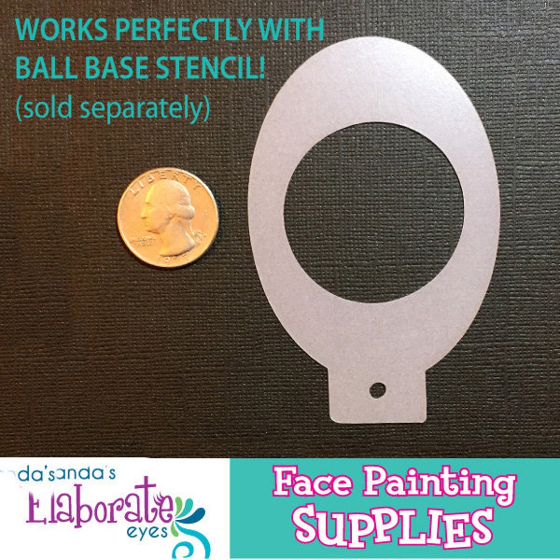 SOCCER BALL - Face Painting Stencil (mini) - Etsy