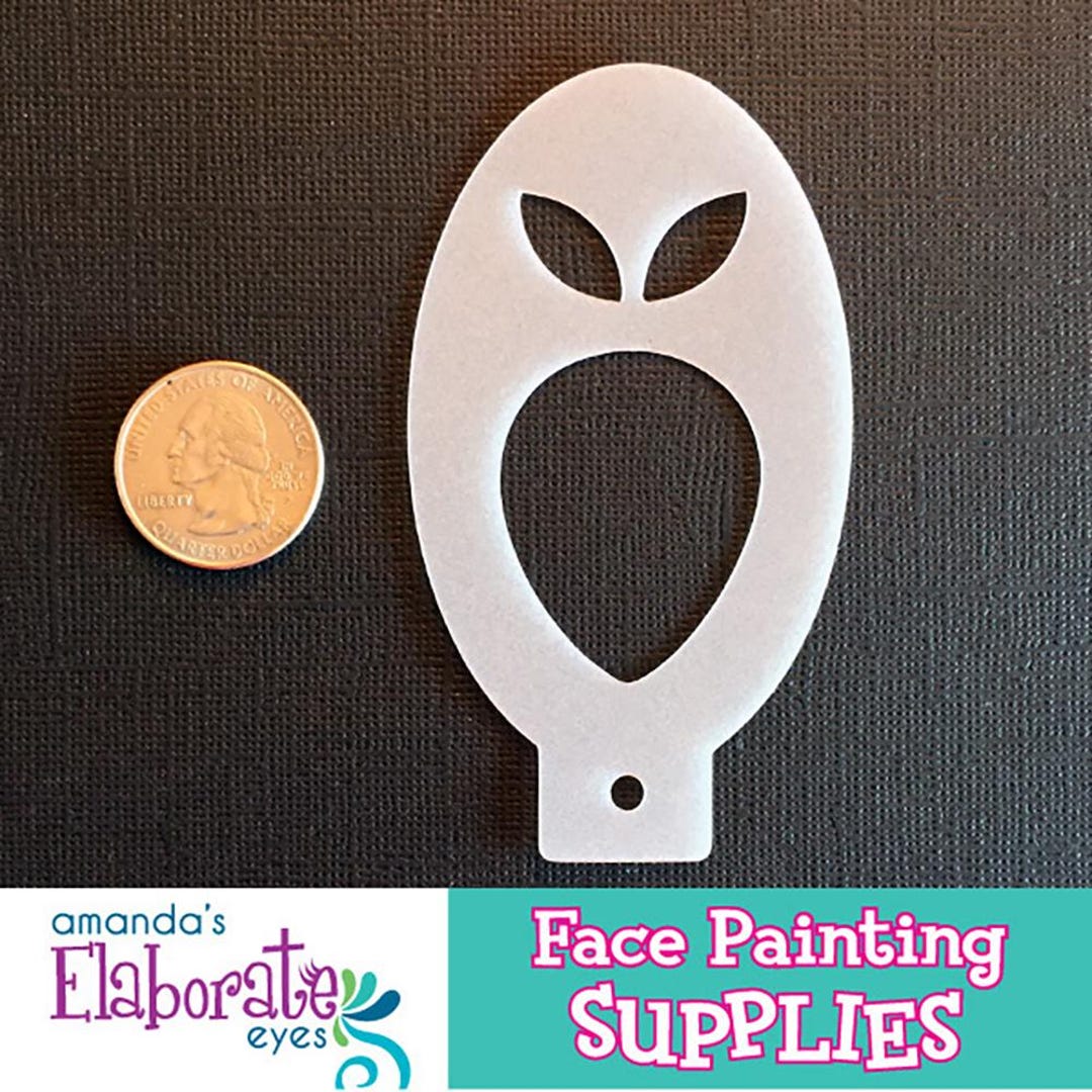 ALIEN - Face Painting Stencil (mini) - Etsy