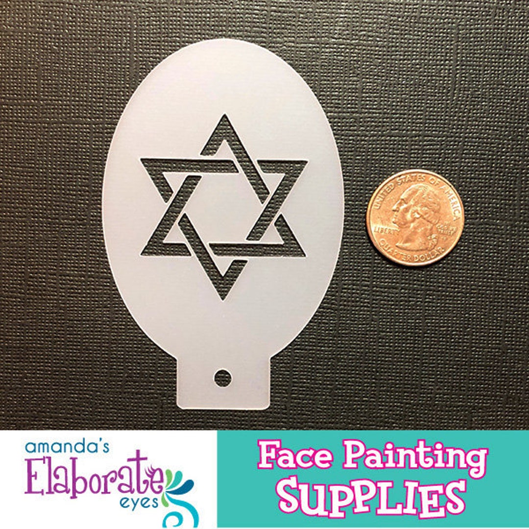 STAR OF DAVID - Stencil (mini) - Etsy
