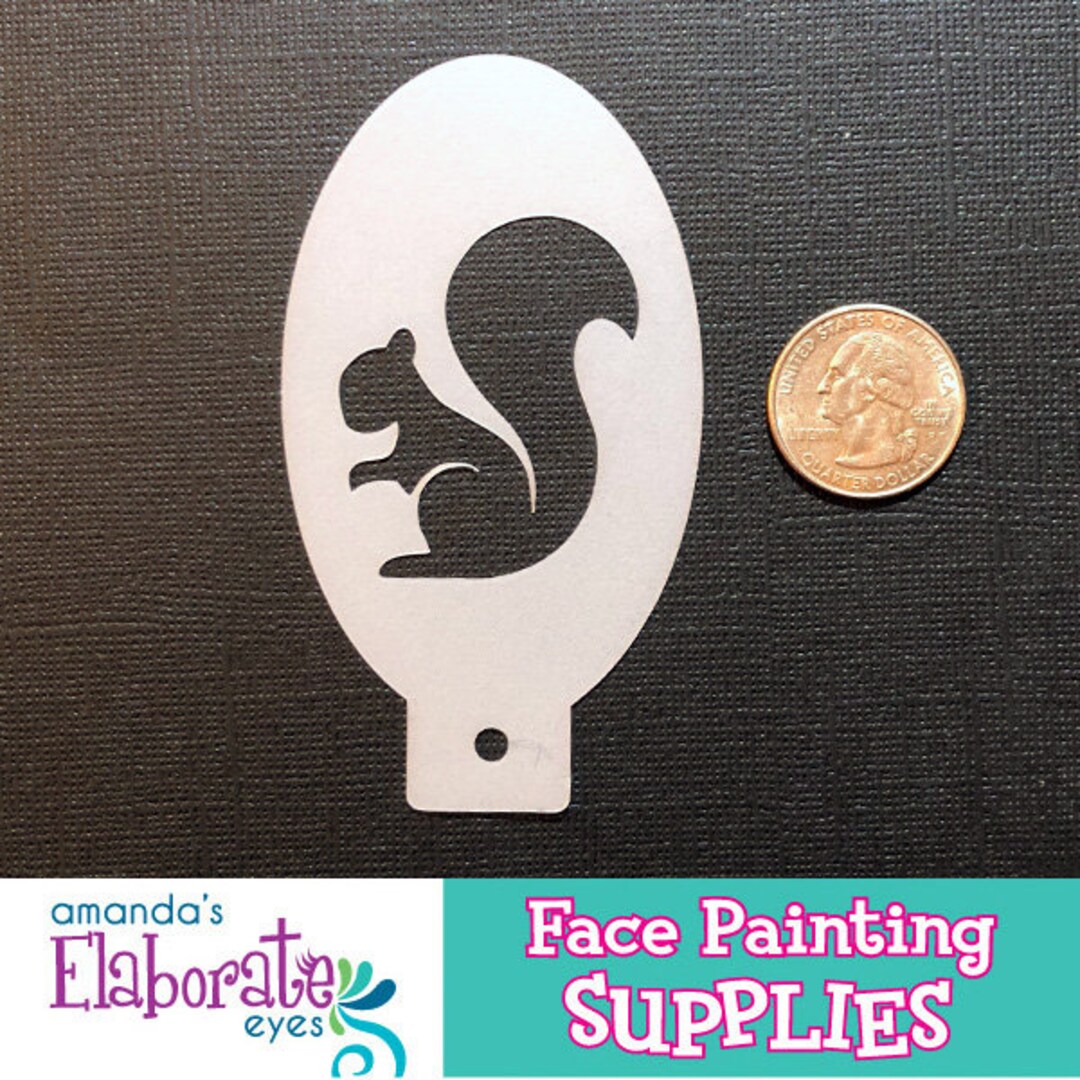 SQUIRREL - Stencil (mini) - Etsy