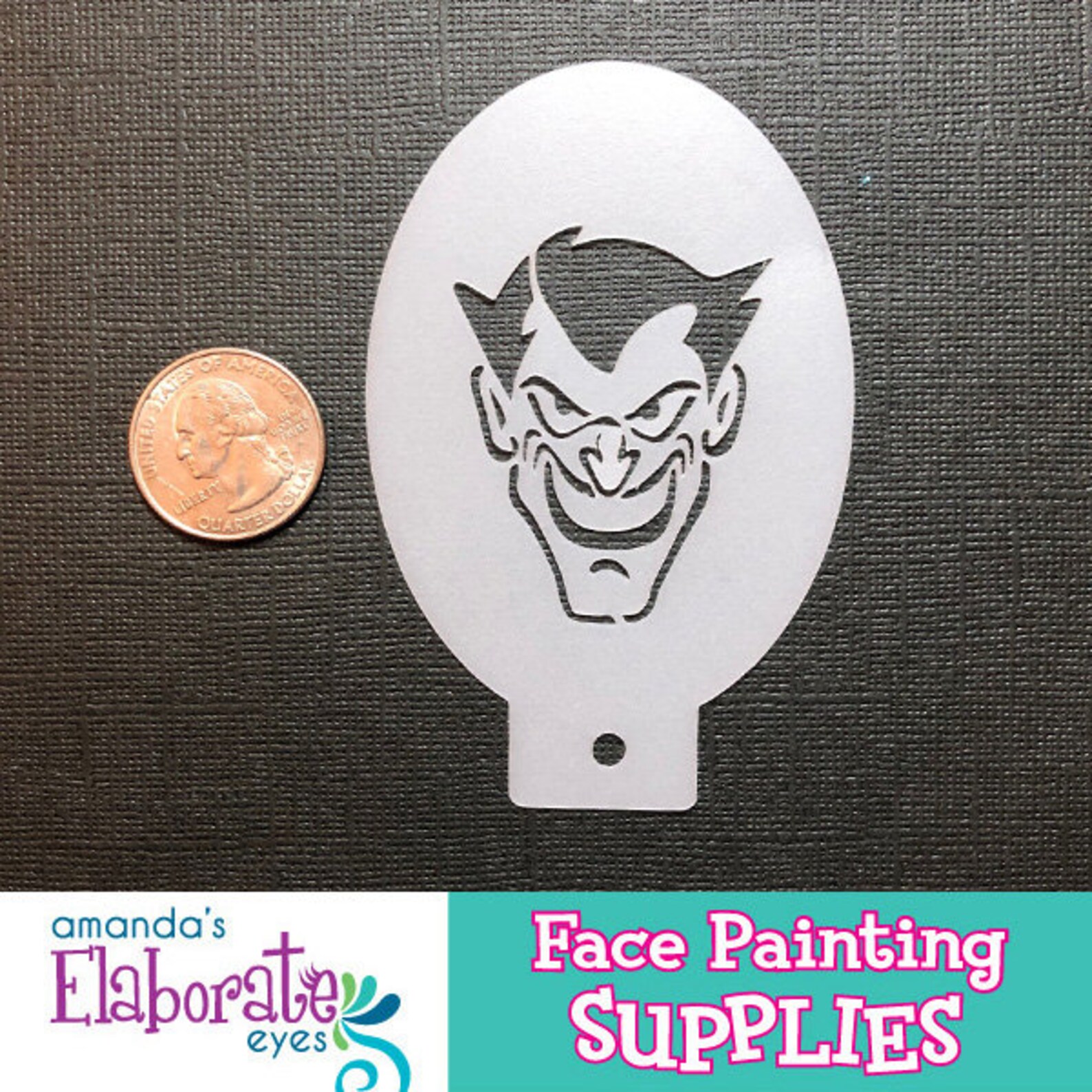 JOKESTER - Face Painting Stencil (mini) - Etsy
