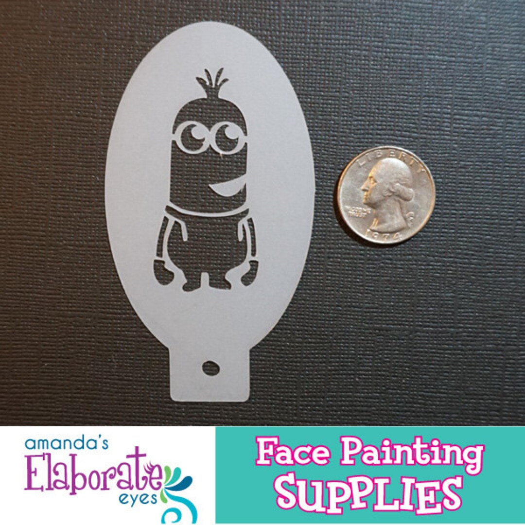 TALL GROUPIE - Face Painting Stencil (mini) - Etsy