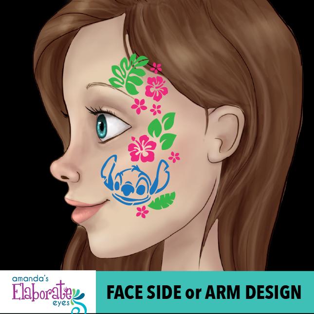 S T I T C H MONSTER - Face Painting Stencils - Etsy