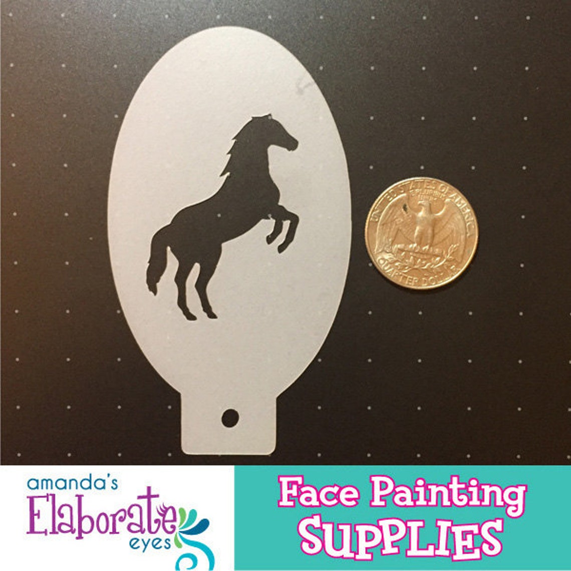 HORSE Face Painting Stencil mini | Etsy