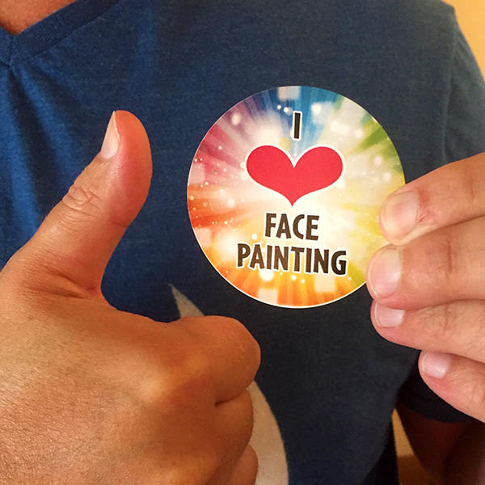 Print-your-own STICKERS Face Painting Sticker Templates - Etsy