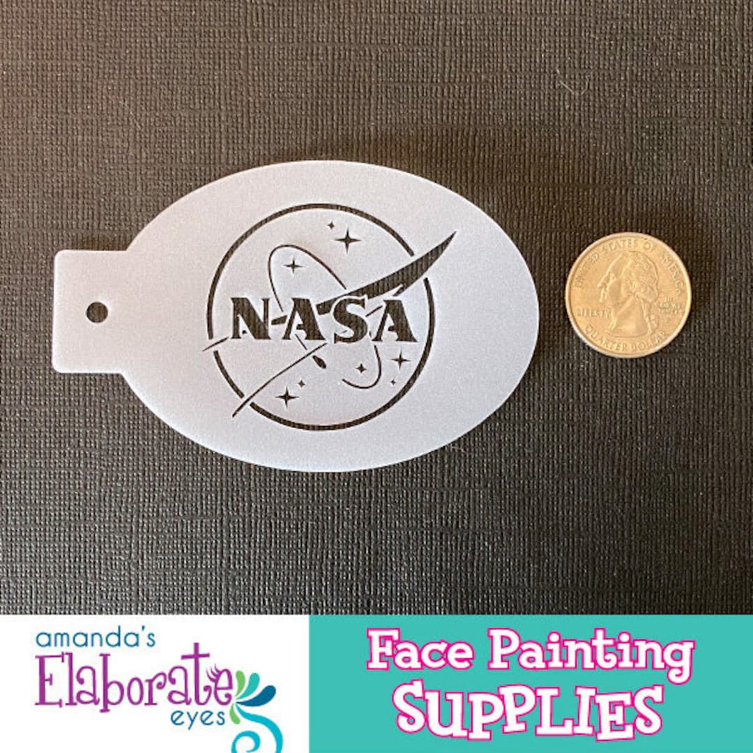NASA LOGO - Face Painting Stencil (mini) - Etsy