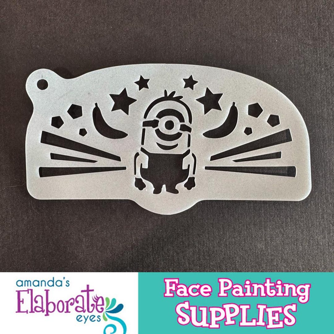 1-EYE GROUPIE - Face Painting Stencils - Etsy