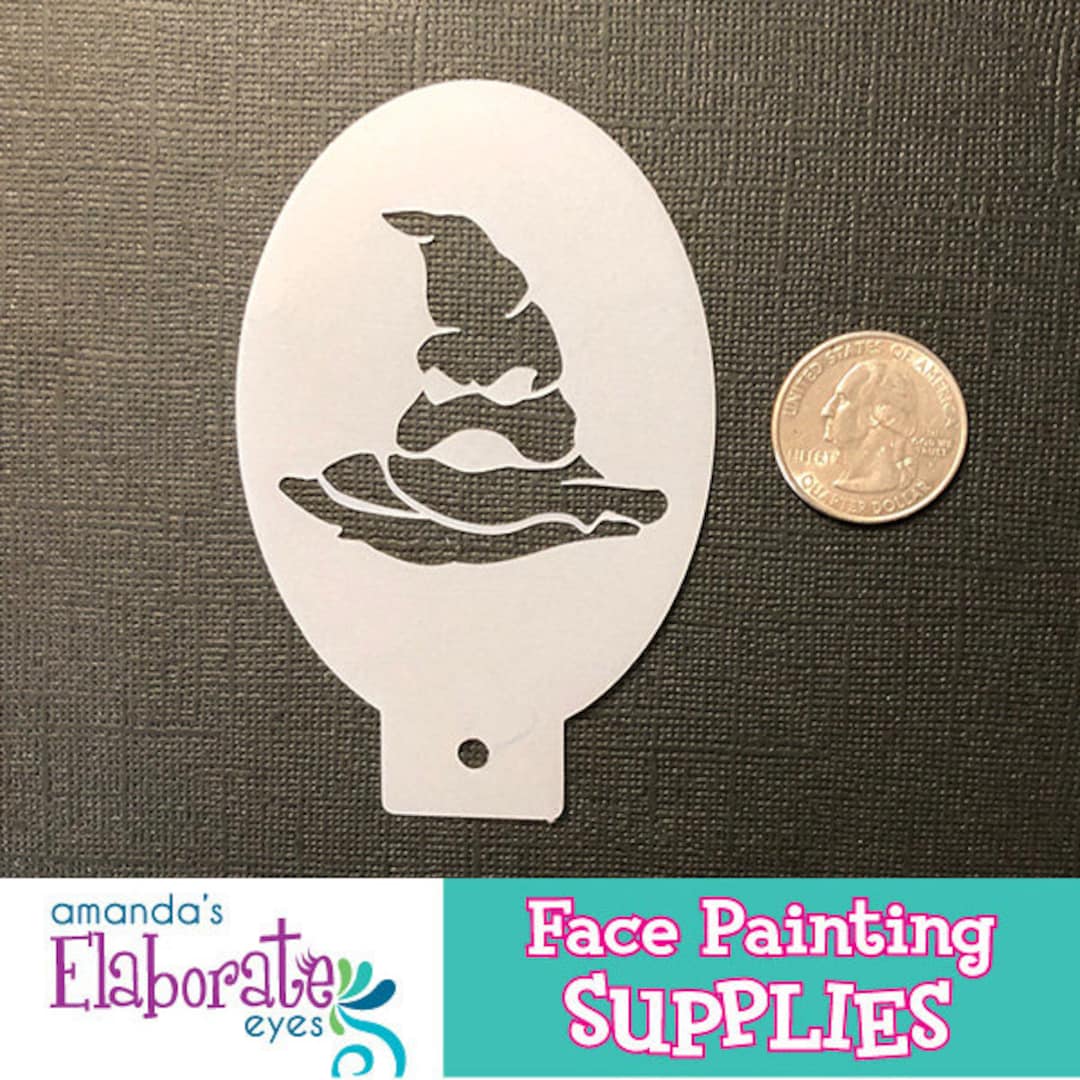 HP SORTING HAT Face Painting Stencil mini - Etsy