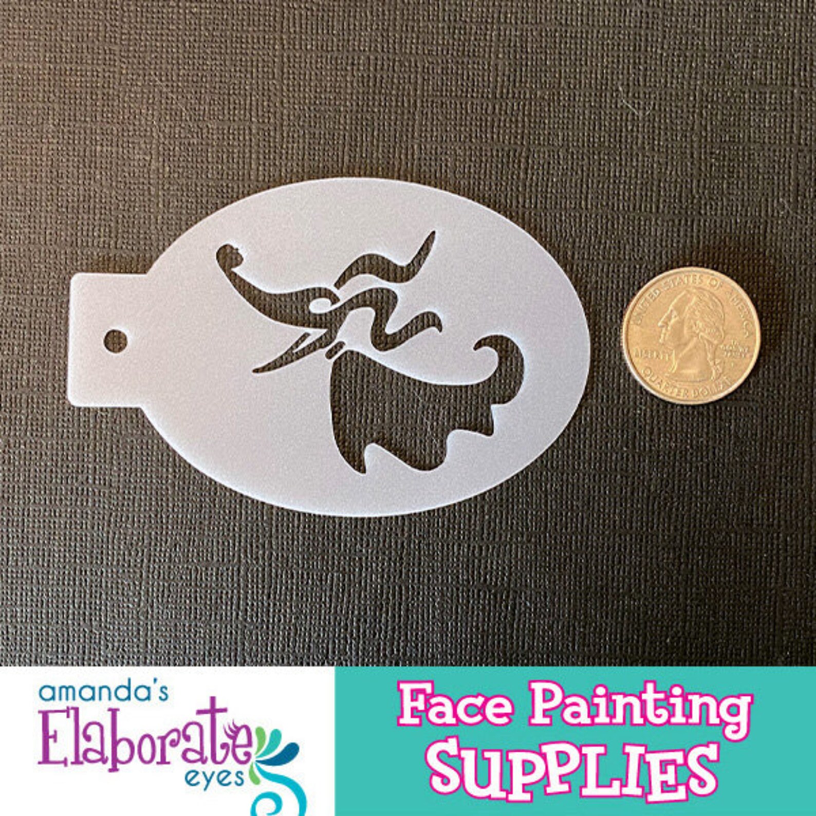 ZERO - Face Painting Stencil (mini) - Etsy