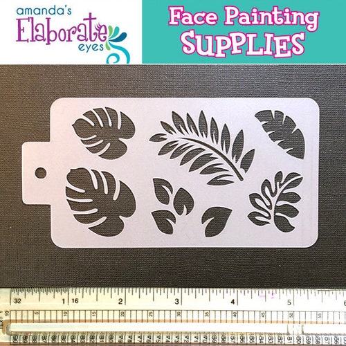 Monstera Stencil Monstera Stencil Leaves Stencil Tropical - Etsy