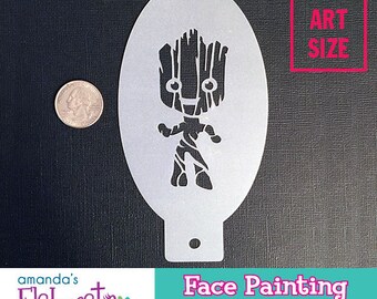 G-ROOT Face Painting Stencil mini | Etsy
