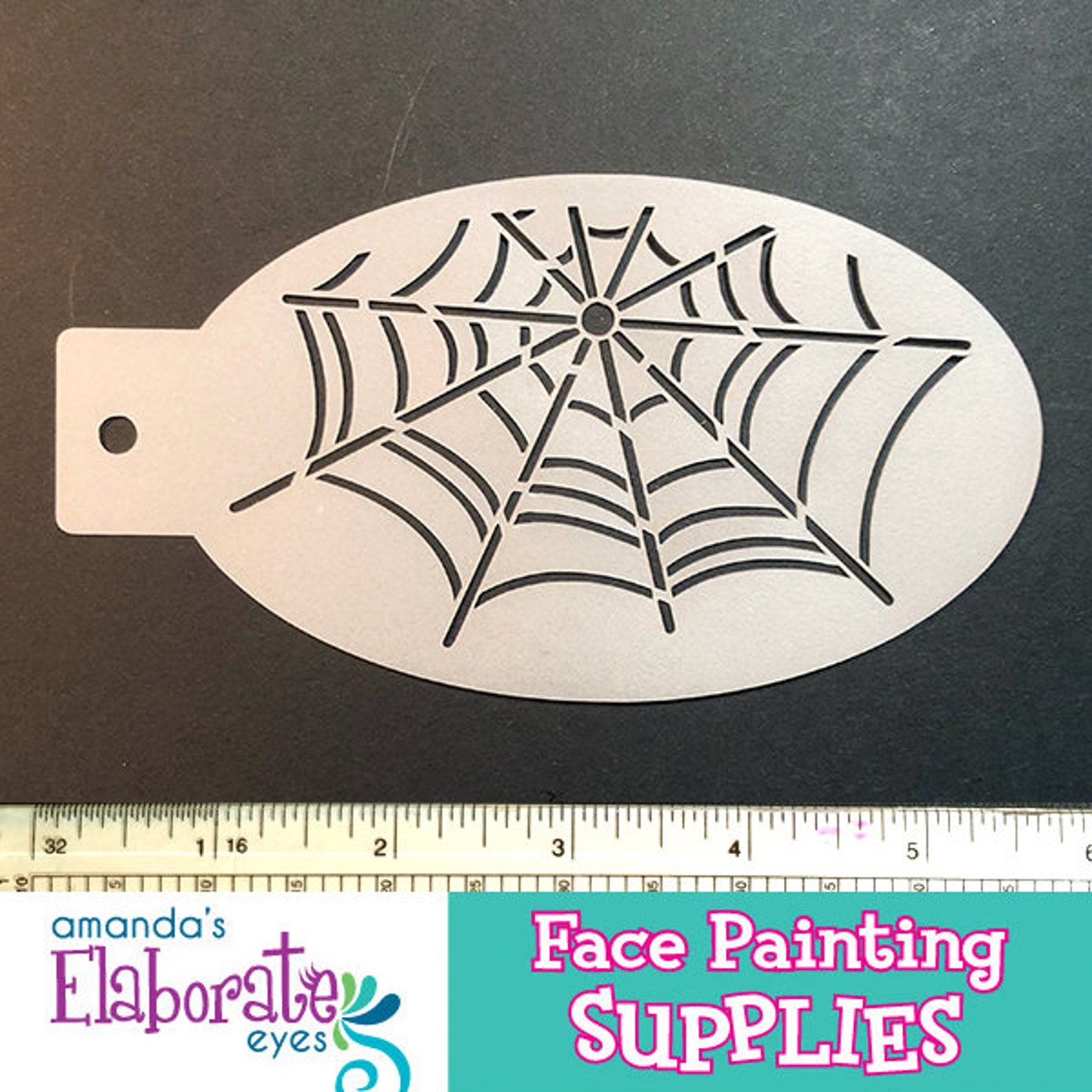 SPIDER WEB Face Painting Stencil medium - Etsy