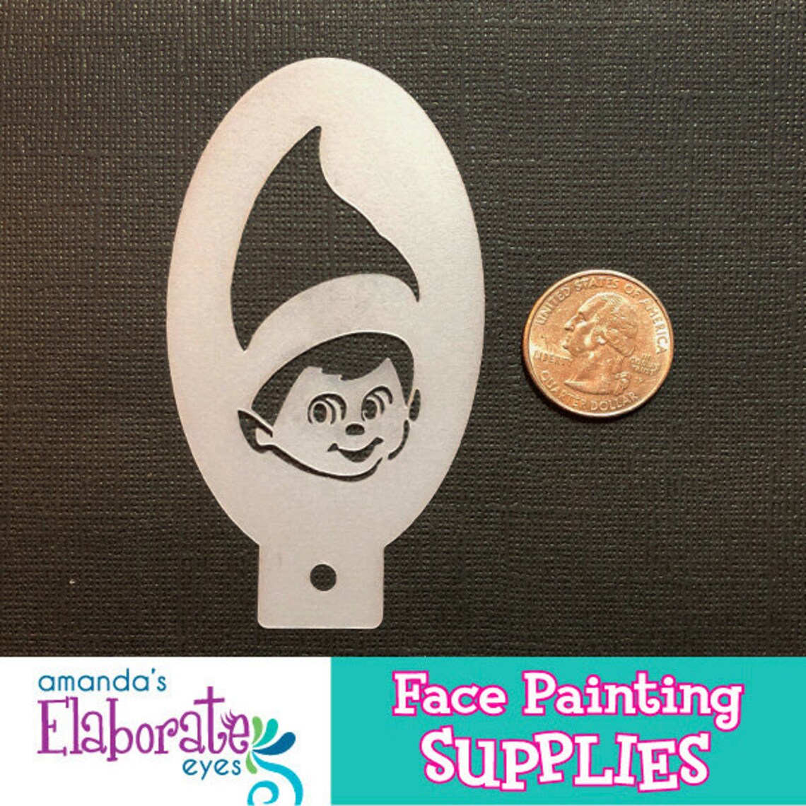 ELF FACE - Face Painting Stencil (mini) - Etsy