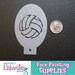 VOLLEYBALL - Face Painting Stencil (mini) - Etsy