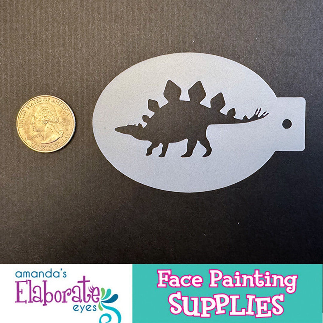 STEGOSAURUS - Face Painting Stencil (mini) - Etsy