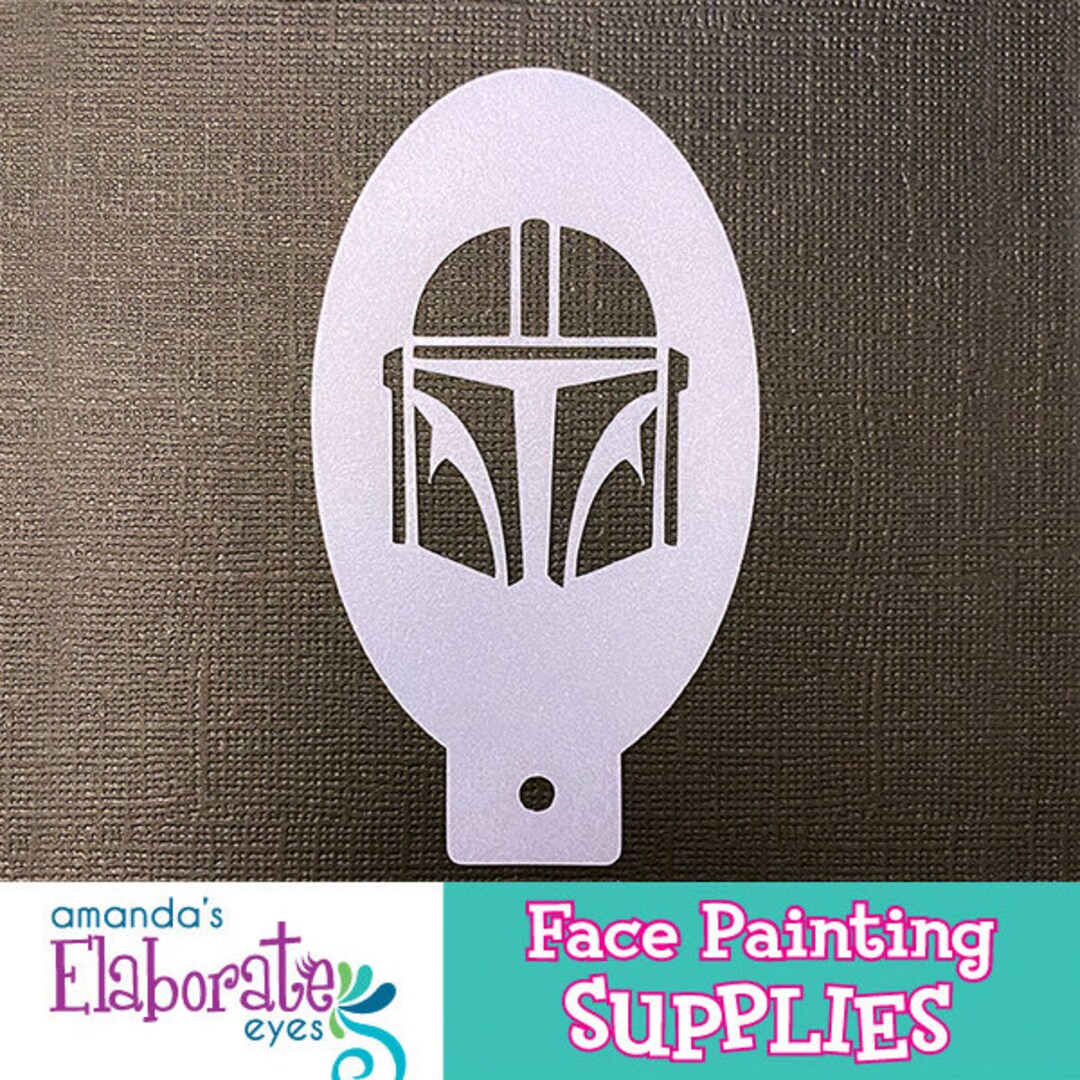 S.W. MANDO - Face Painting Stencil (mini) - Etsy