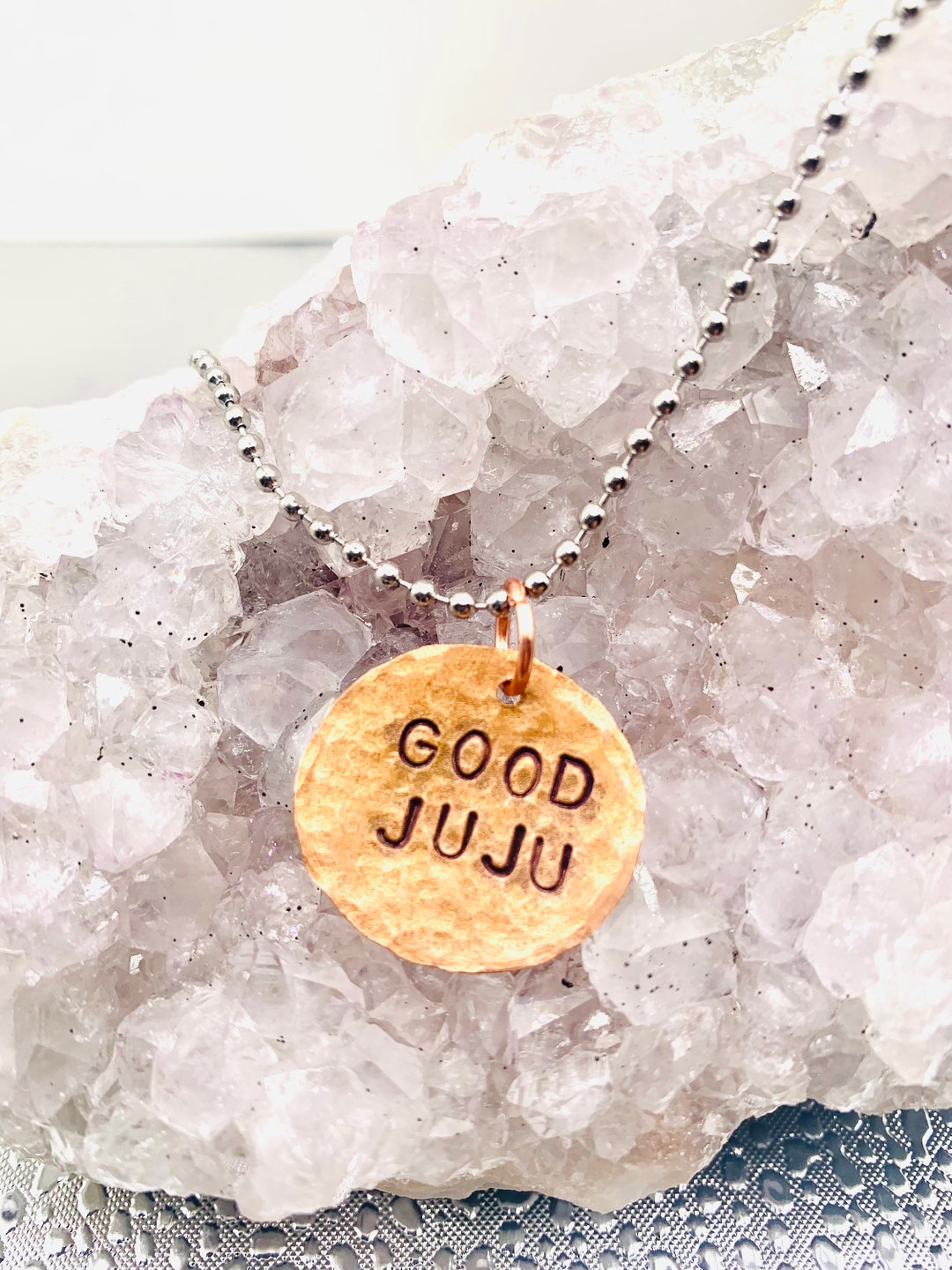 Good Juju Pendant Positive Energy Necklace Luck and Prosperity Pendant ...
