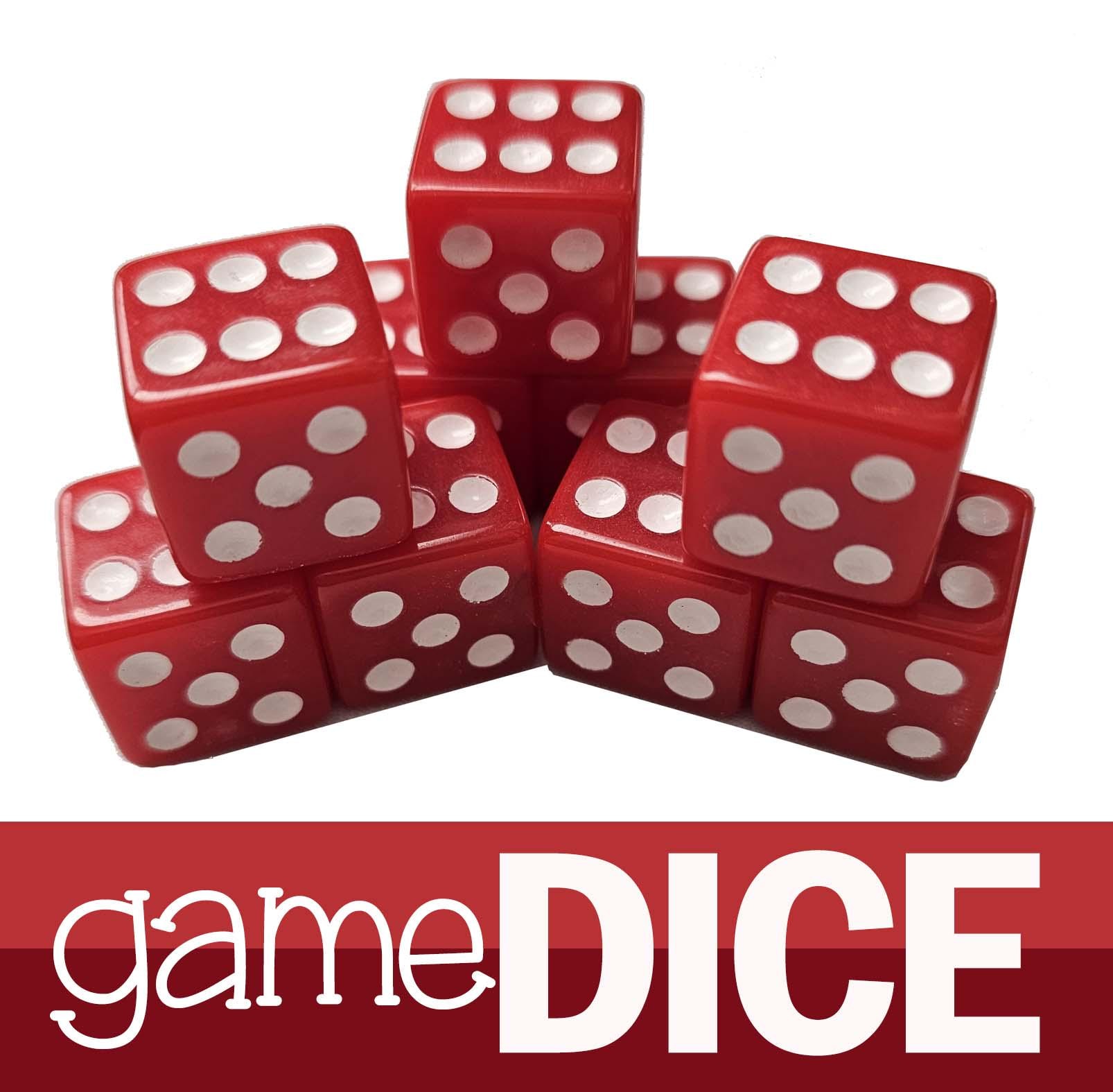 Bunco Party Dice Set: Custom Colors, 9 Square Dice (16mm) - Etsy
