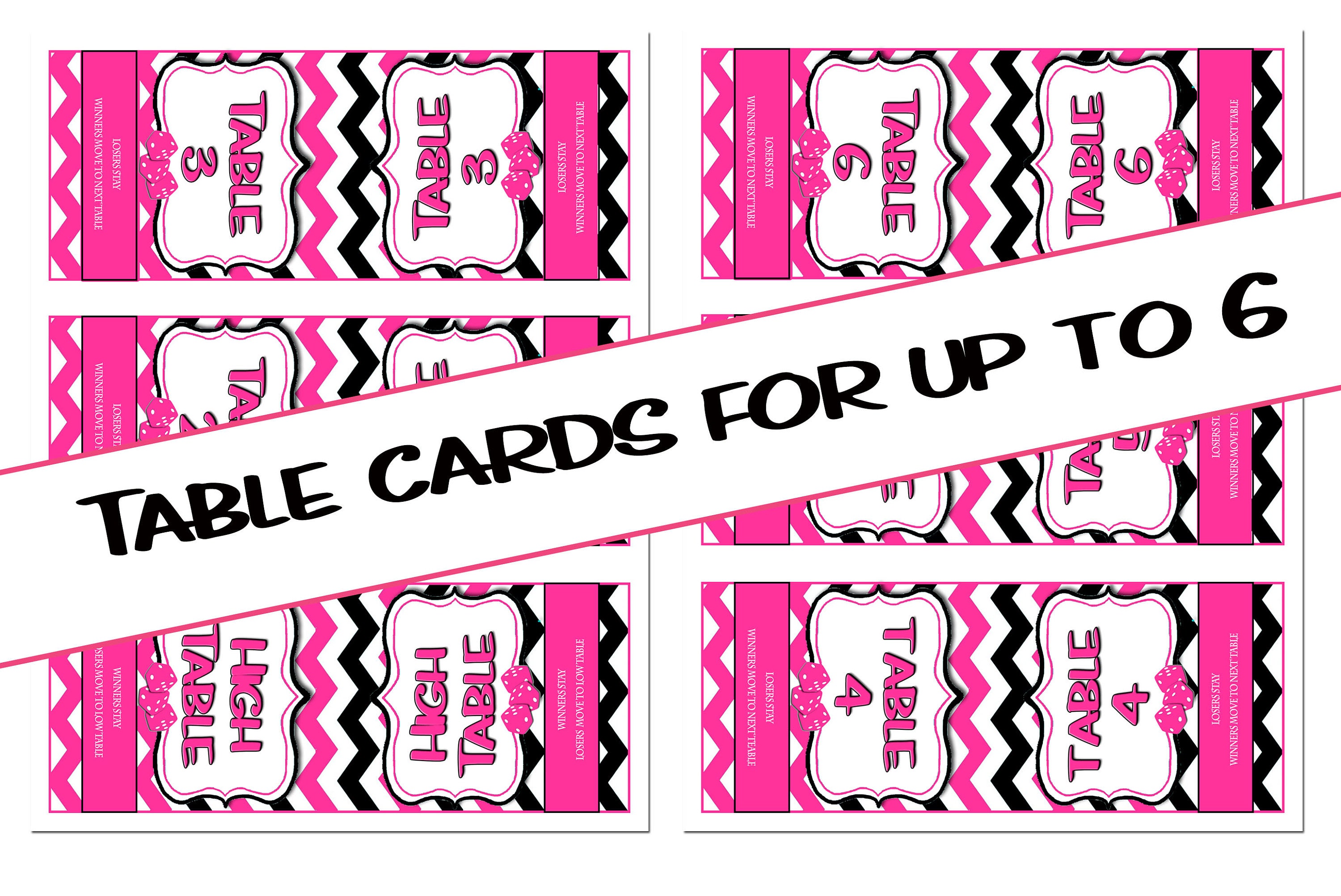 Printable Bunco Cards Bunko Scorecards Score Sheets Instant Download ...