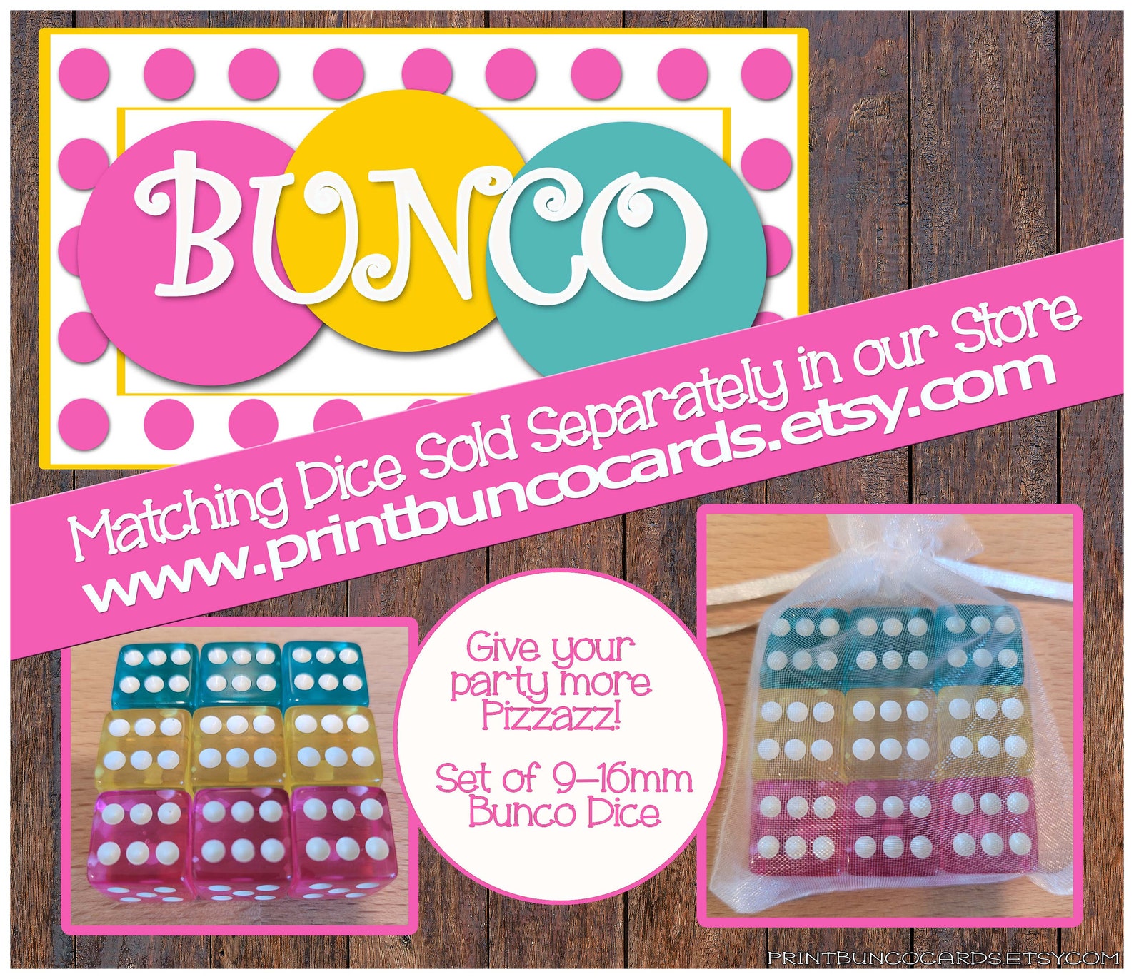Printable Bunco Cards Bunko Scorecards Score Sheets Instant Download ...