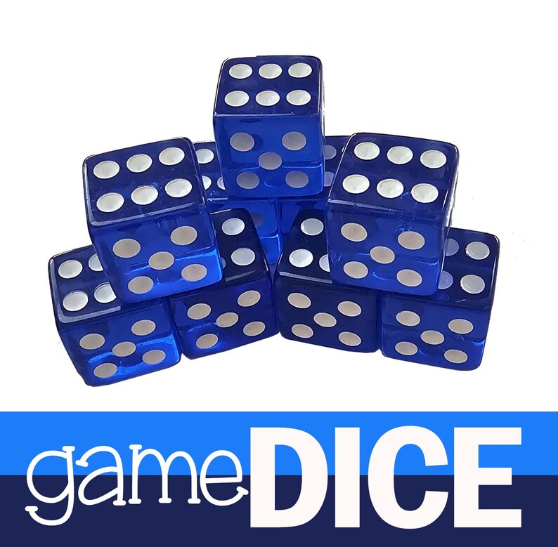 Custom Bunco Dice Set: Choose Your Colors, Bag of 9 (16mm) - Etsy