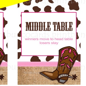 Printable Yee Haw Western Themed Bunco Cards Bunko Scorecards - Etsy