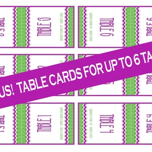 Printable Bunco Cards Custom Bunko Scorecards Score Sheets Instant ...