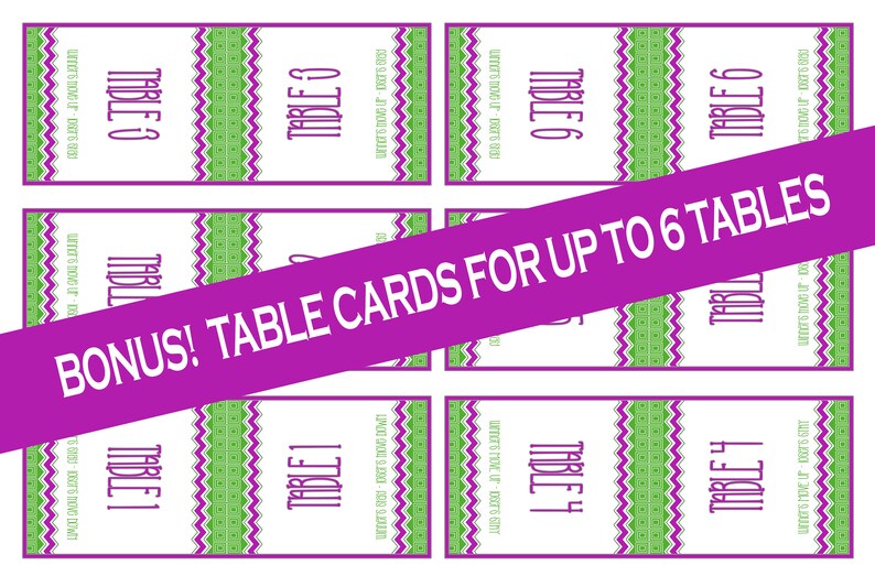 Printable Bunco Cards Custom Bunko Scorecards Score Sheets Instant ...