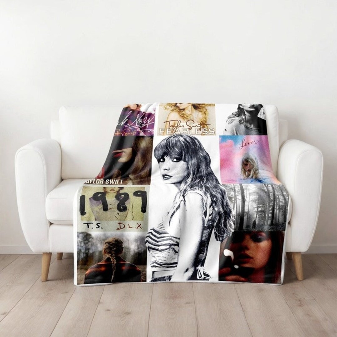 Taylor Eras Tour Swift Fleece Blanket Swiftie Eras Tour Blanket Eras