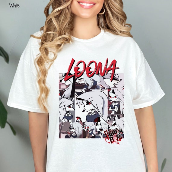 Hazbin Hotel Loona Characters T-Shirt, Loona Lo-Fi T-… - Gem