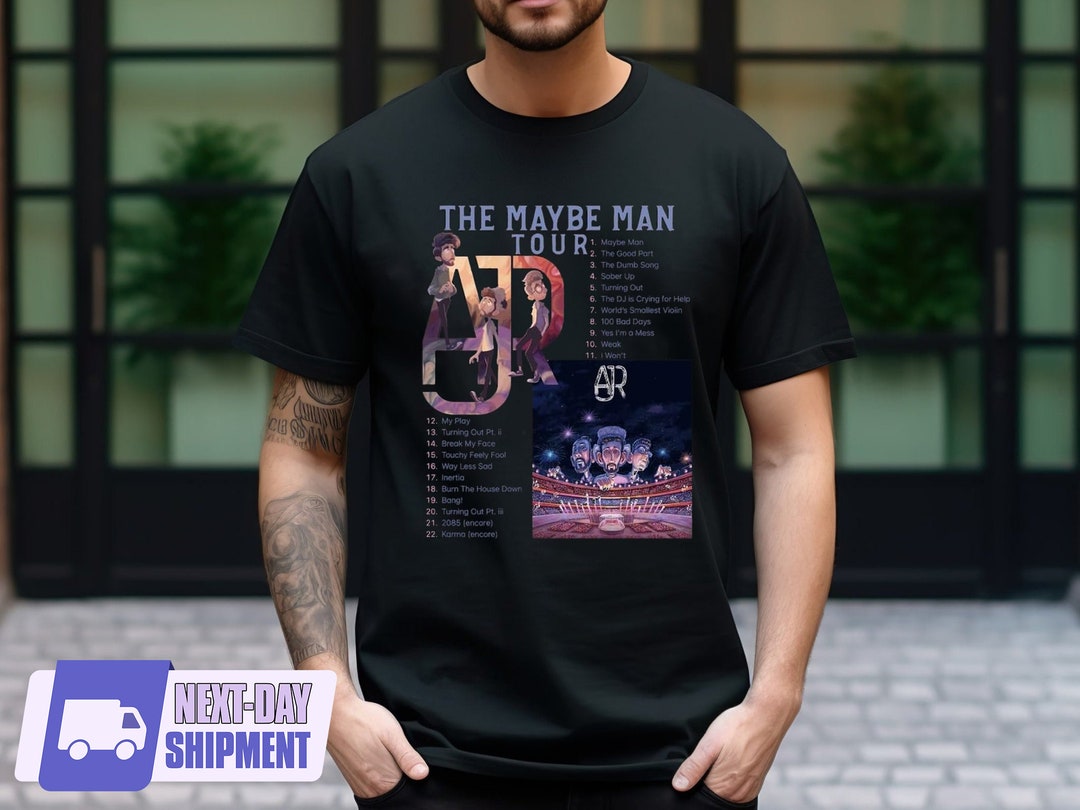 AJR the Maybe Man Tour 2024 Shirt, AJR Band Fan Shirt, Ajr Members ...