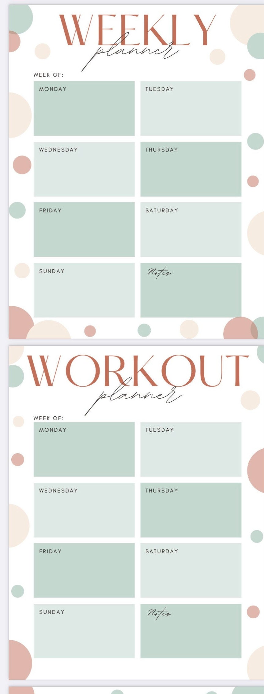 Self-care Monthly Calendar and Planner - Etsy