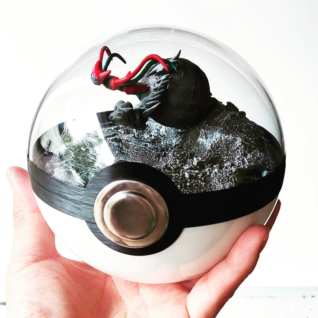 Fan Art DEOXYS (large 5.5inch) Pokeball Diorama Terrarium - Etsy
