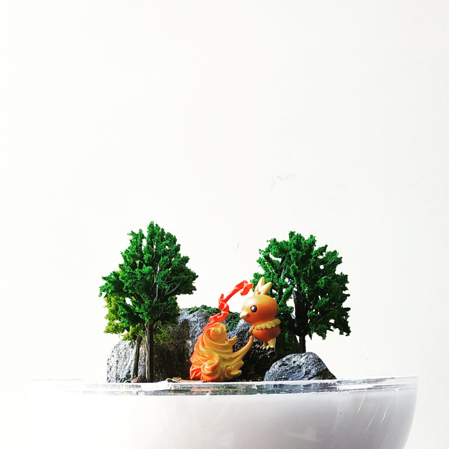Fan Art TORCHIC (large 5.5inch) Pokeball Diorama Terrarium - Etsy