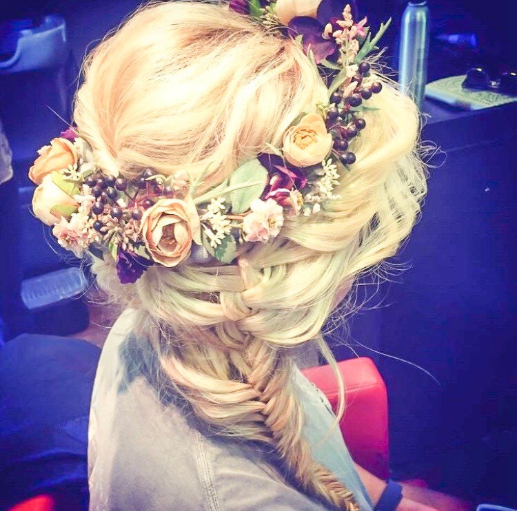 Custom Flower Crown Solid Ring nonadjustable. Silk | Etsy