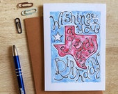 Texas-sized Birthday Greeting Card - Etsy
