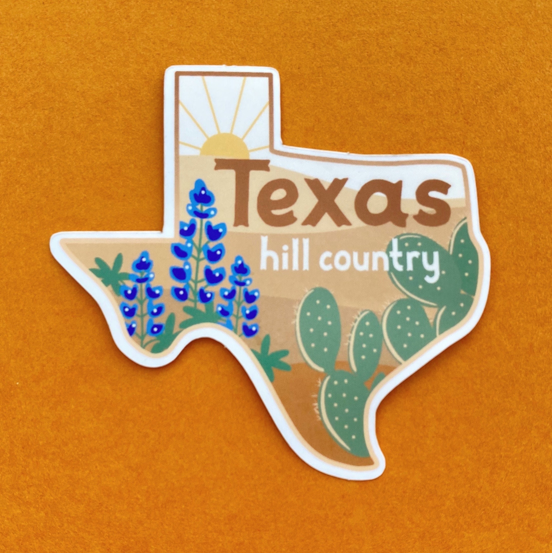 Texas Die Cut Sticker Pack - Etsy