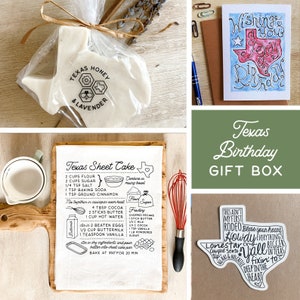 Texas Birthday Gift Box - Etsy